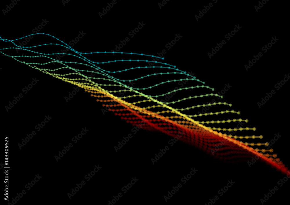 Abstract technology and engineering background with original organic ...