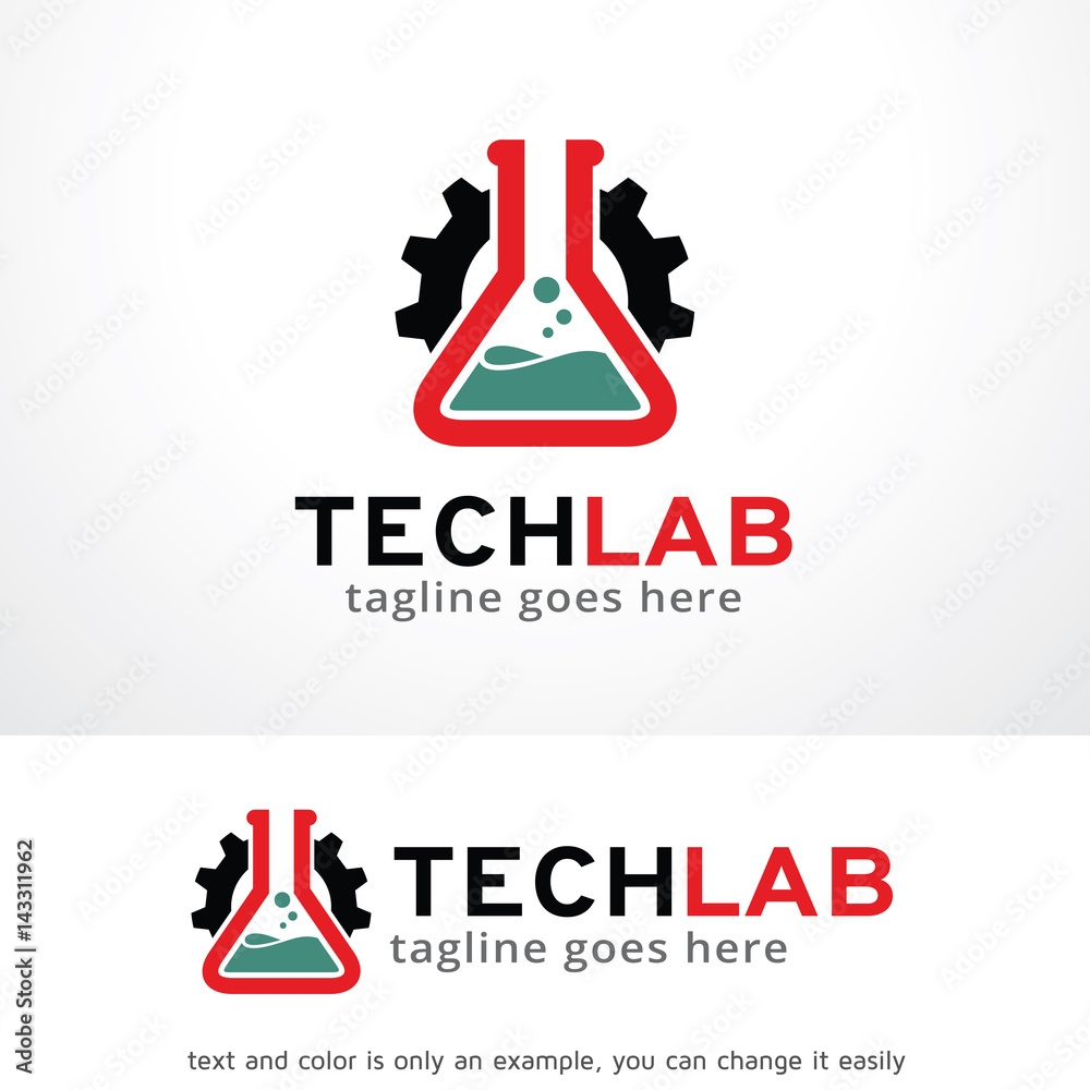 Vecteur Stock Tech Lab Logo Template Design Vector, Emblem, Design ...
