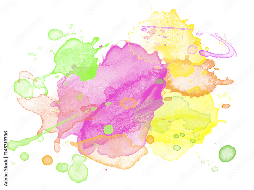 Farbkleckse Stock Photo | Adobe Stock