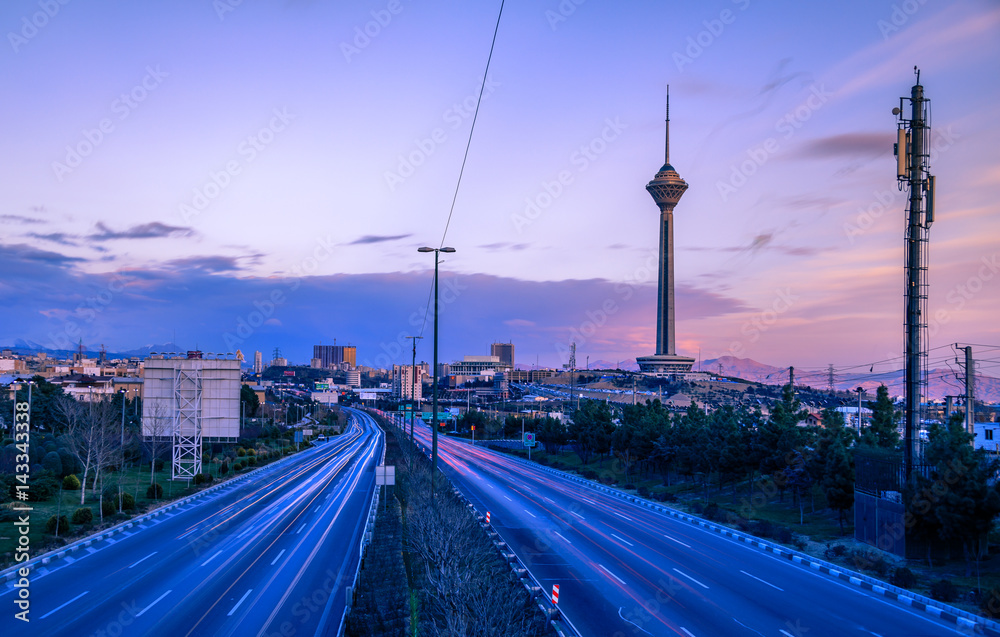 Milad Tower also known as the Tehran Tower is a multi-purpose tower in ...