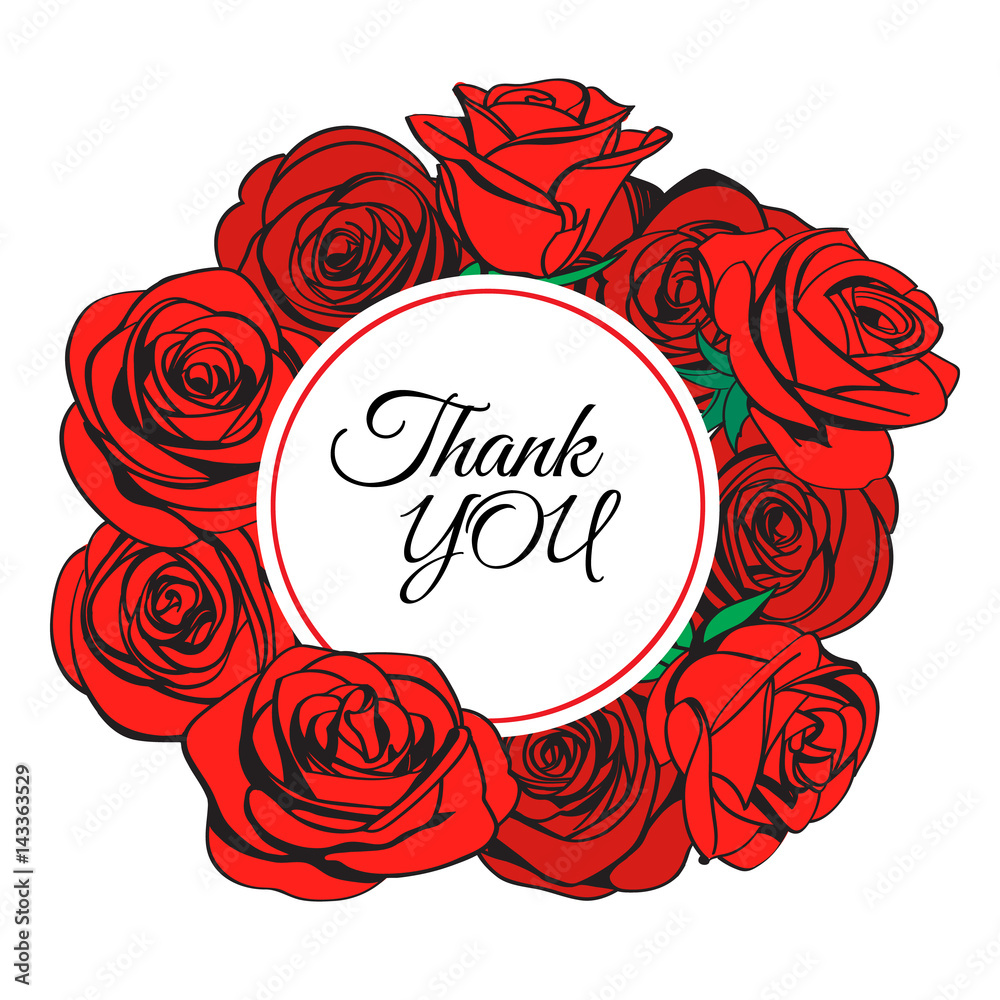 Thank You Images With Red Roses