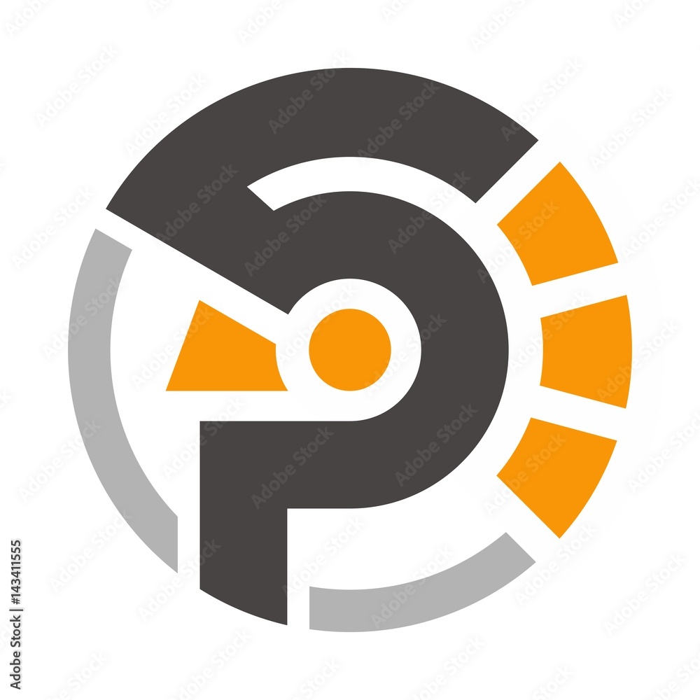letter s and p logo vector. Stock Vector | Adobe Stock