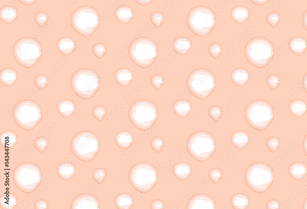Peach Polka Dot Background
