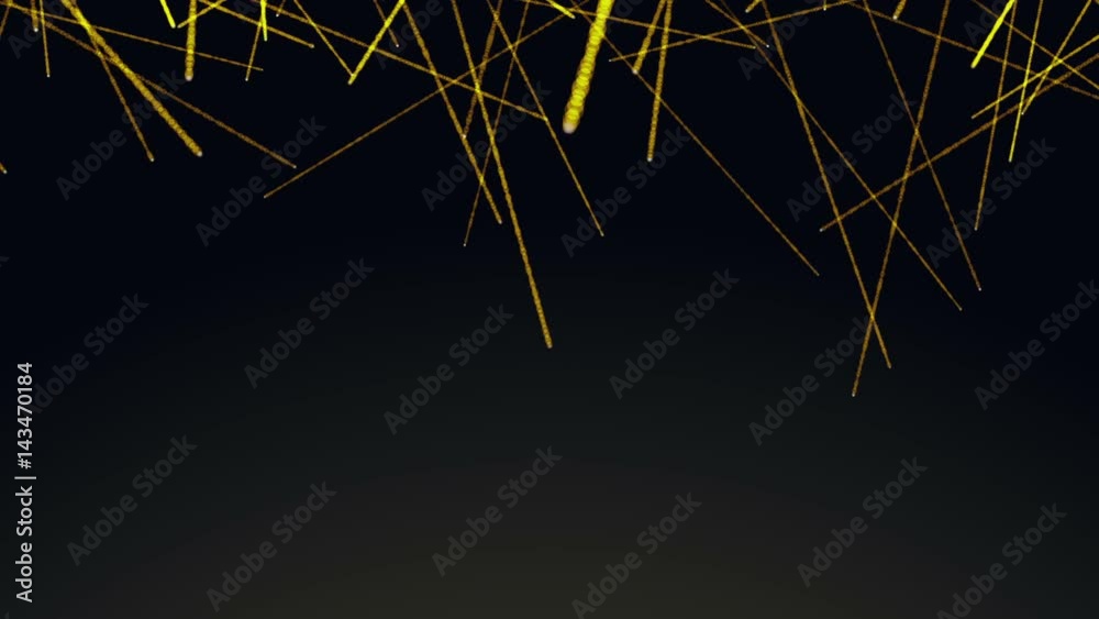 Abstract falling sparkle rain background for led screens. HD animation ...