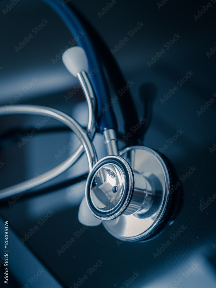 stethoscope for doctor and medical nursing people in hospital, healing ...
