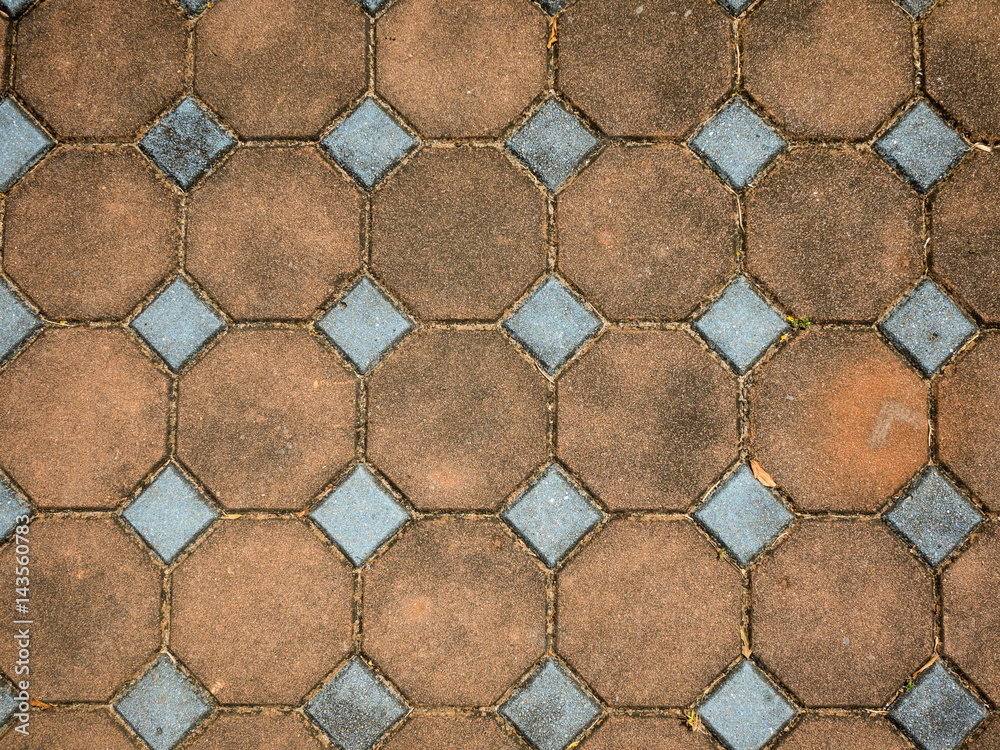 Pattern of brick pathway texture for background Stock Photo | Adobe Stock