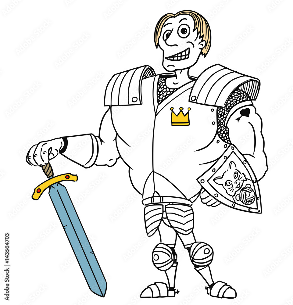 Medieval Prince Drawing