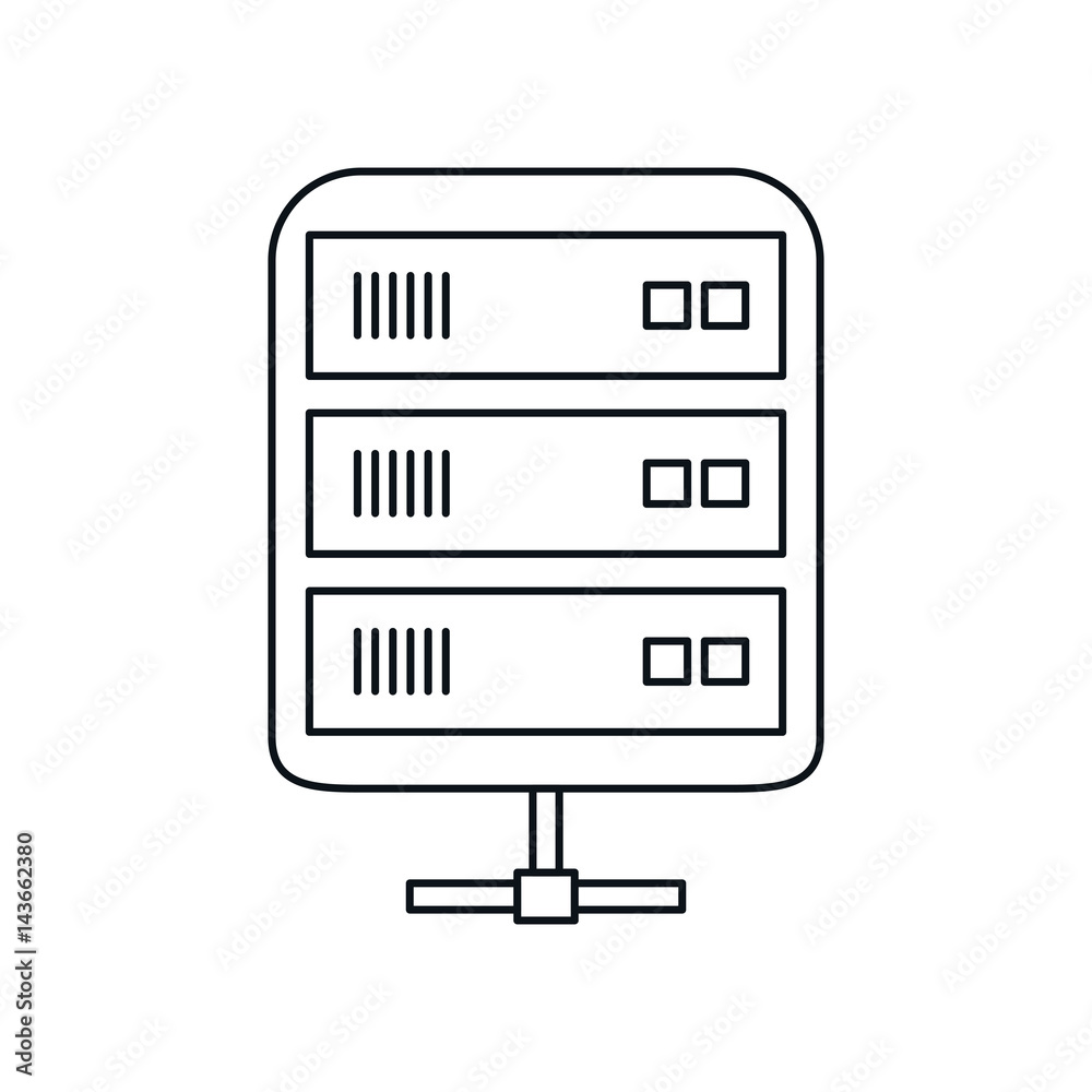 Network Server Symbol