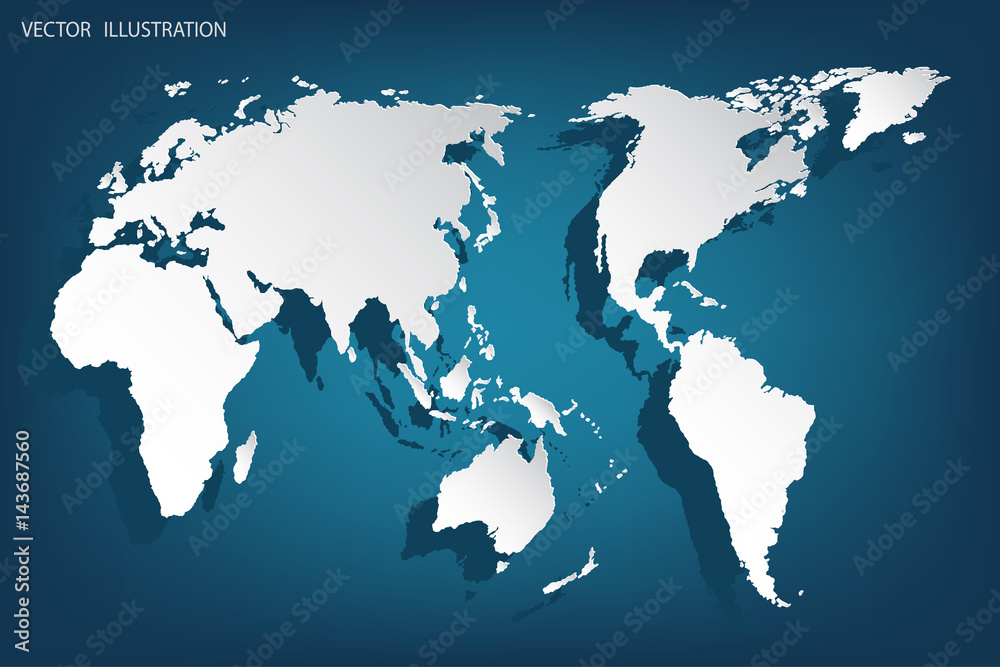 Fototapety Mapa Świata sklep i drukarnia internetowa - sklep ...