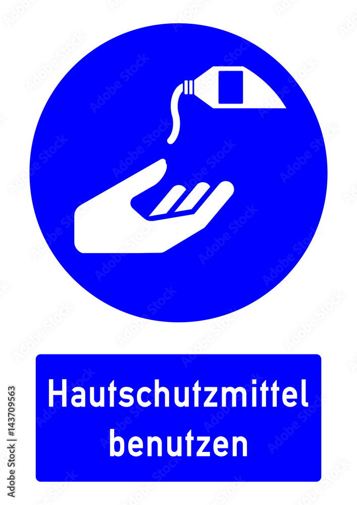 Skin Protection Safety Symbol
