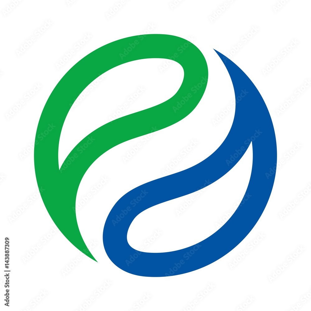 balance logo vector. ball logo. Stock Vector | Adobe Stock