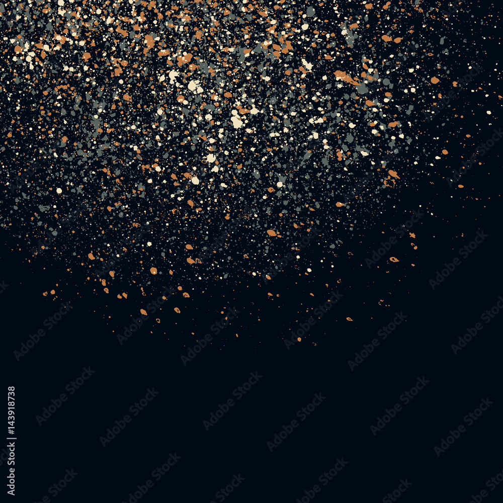 Dark grainy texture on black background. Vector illustration. Stock ...
