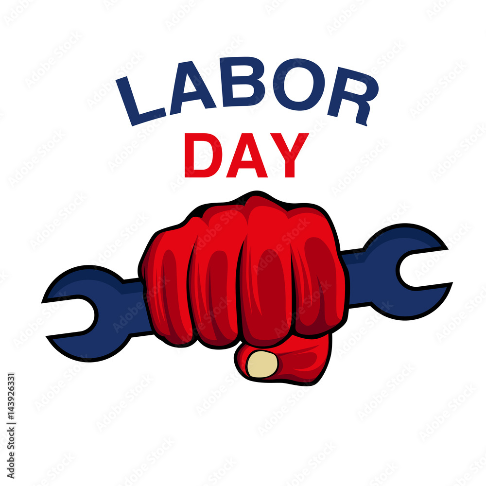 Labor day logo poster Stock Vector | Adobe Stock
