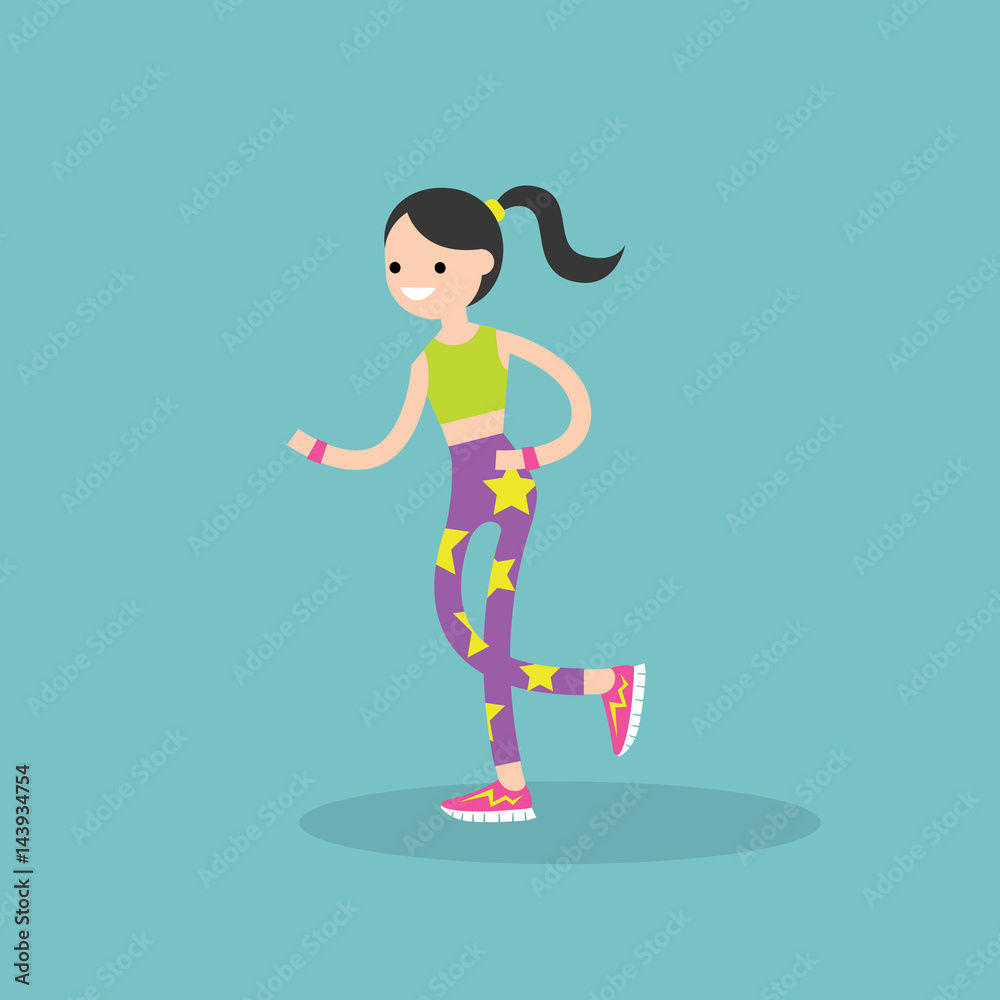 Fitness Girl Clip Art