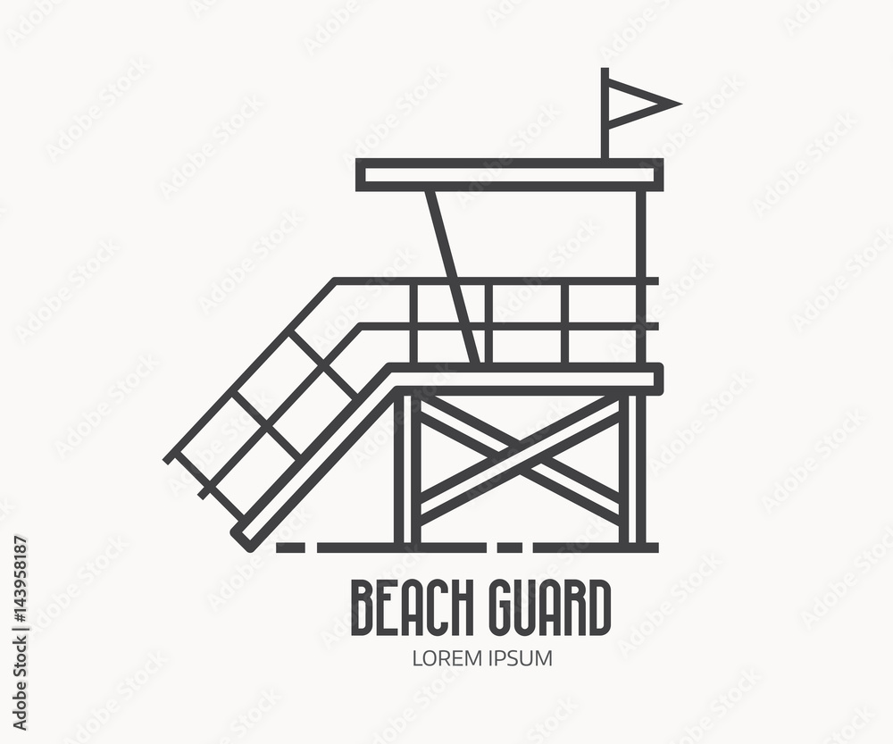 Baywatch Lifeguard Logo