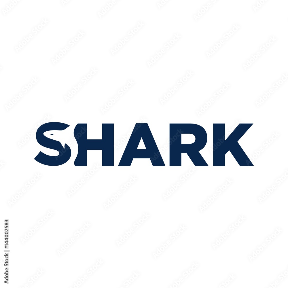 shark logo vector. Stock Vector | Adobe Stock