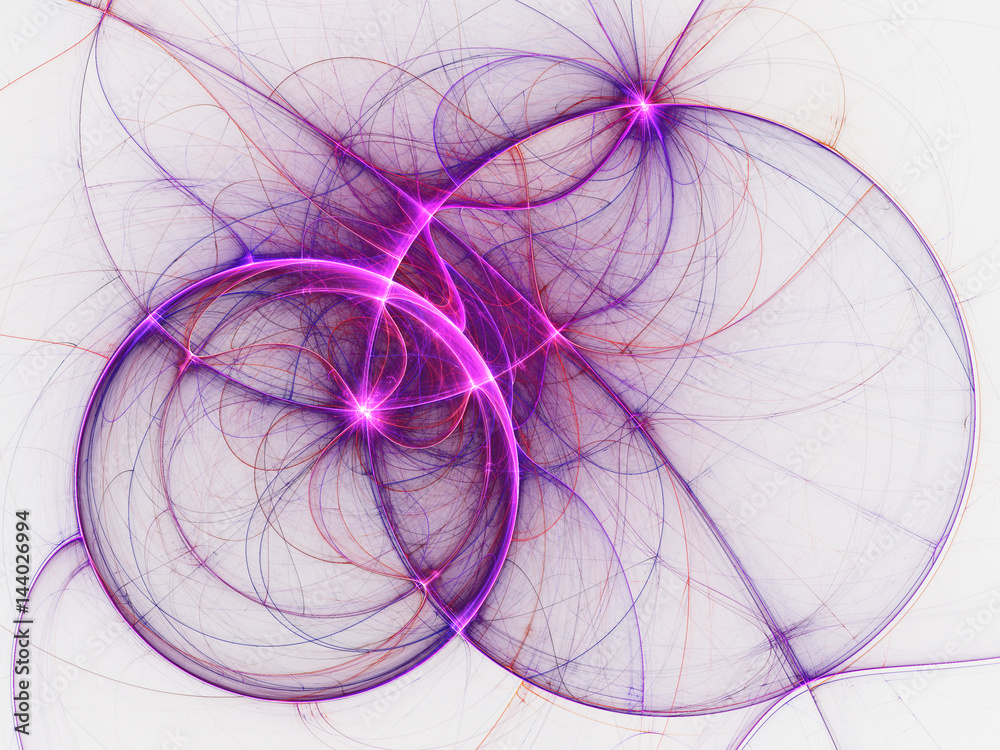 Purple fractal swirly pattern, digital artwork for creative graphic ...