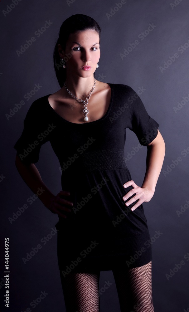 Frau von Vorn Stock Photo | Adobe Stock