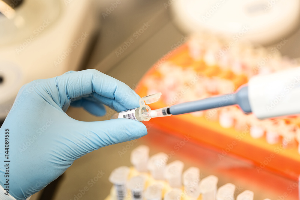 A chemical sample bottle. Centrifuge. A test tube vial sets for ...