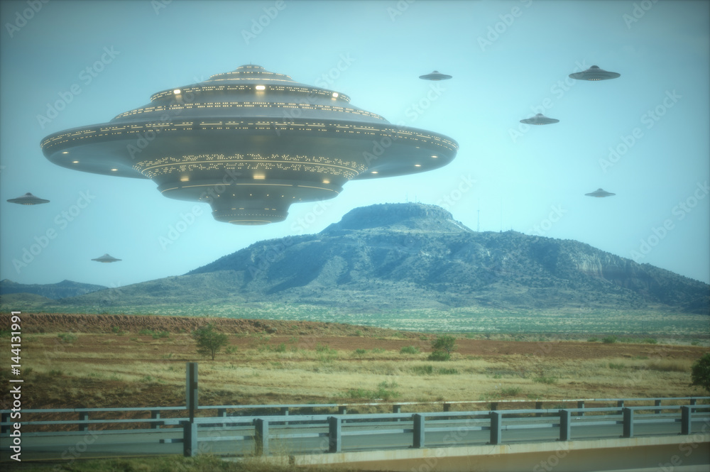 Photo Alien mother ship. Alien invasion of spaceships., ktsdesign ...