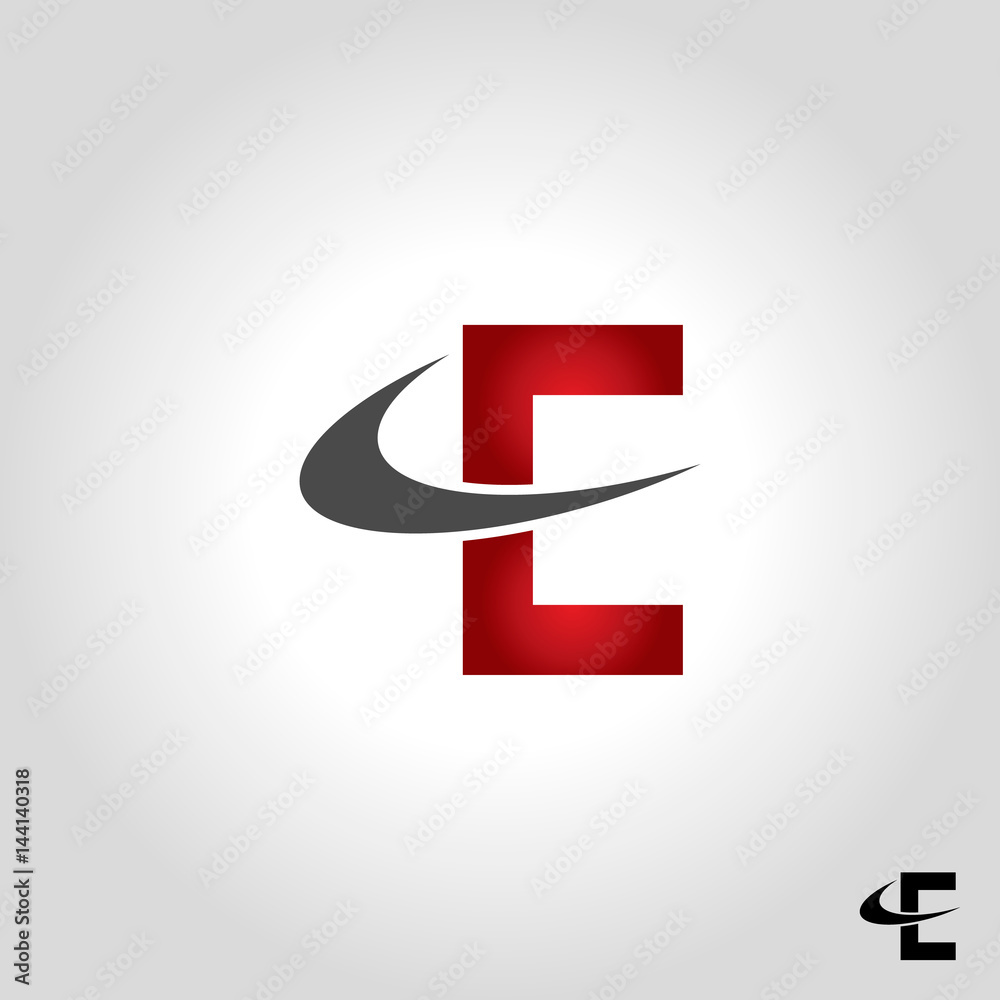 letter e logo, icon and symbol vector illustration Stock Vector | Adobe ...
