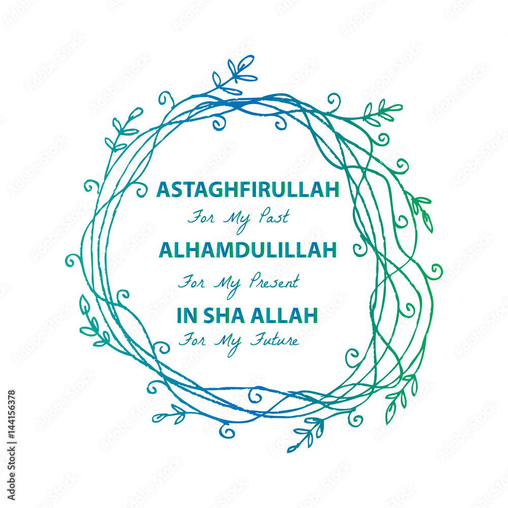 Astaghfirullah for the Past, Alhamdulillah for the present, In Sha ...