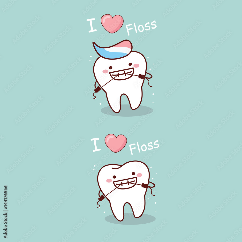 cute cartoon tooth Stock Vector | Adobe Stock