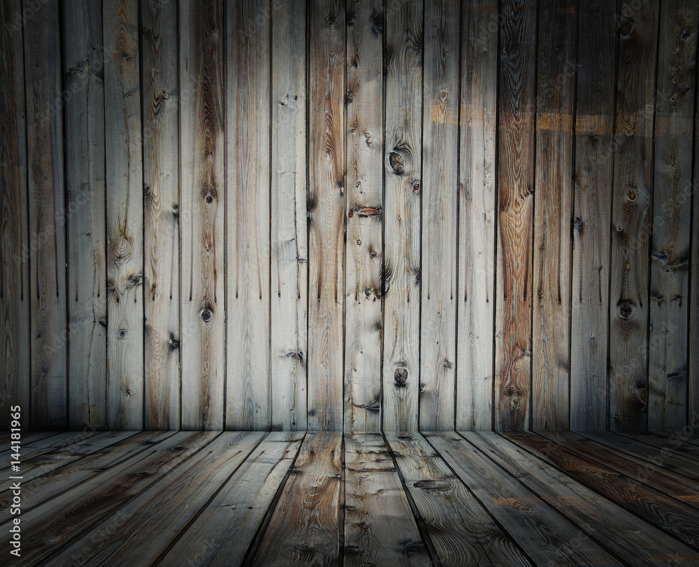 old wooden interior Stock Photo | Adobe Stock
