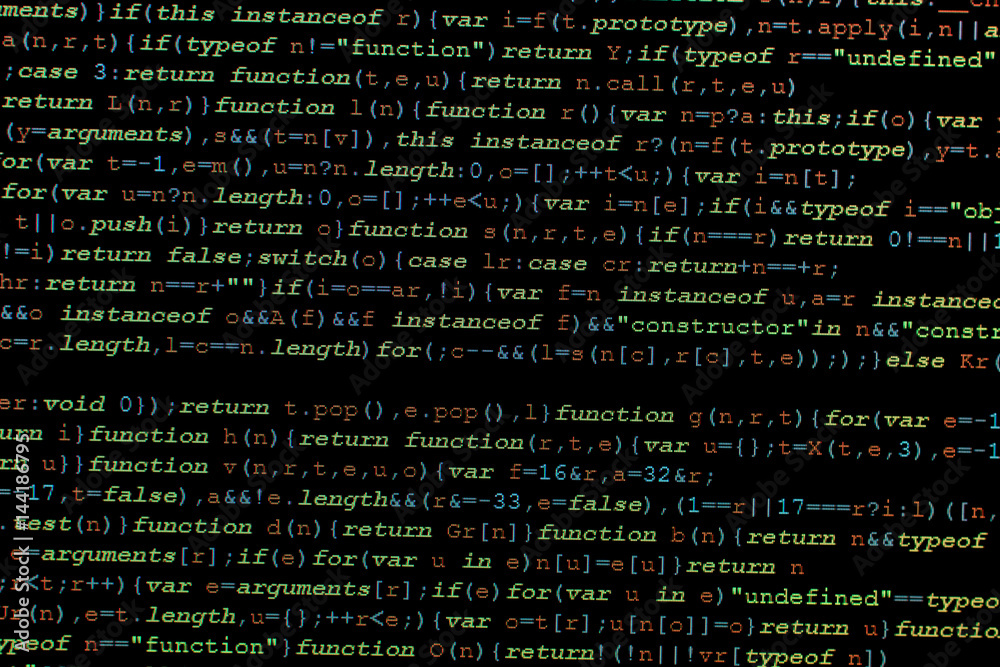 Codice Javascript generico per applicazioni web. Dettaglio di ...