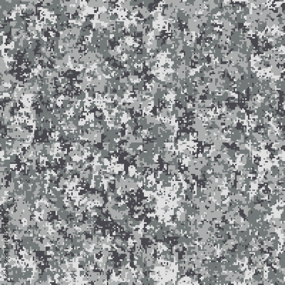 Seamless pattern. Abstract military camouflage background. Gray color ...