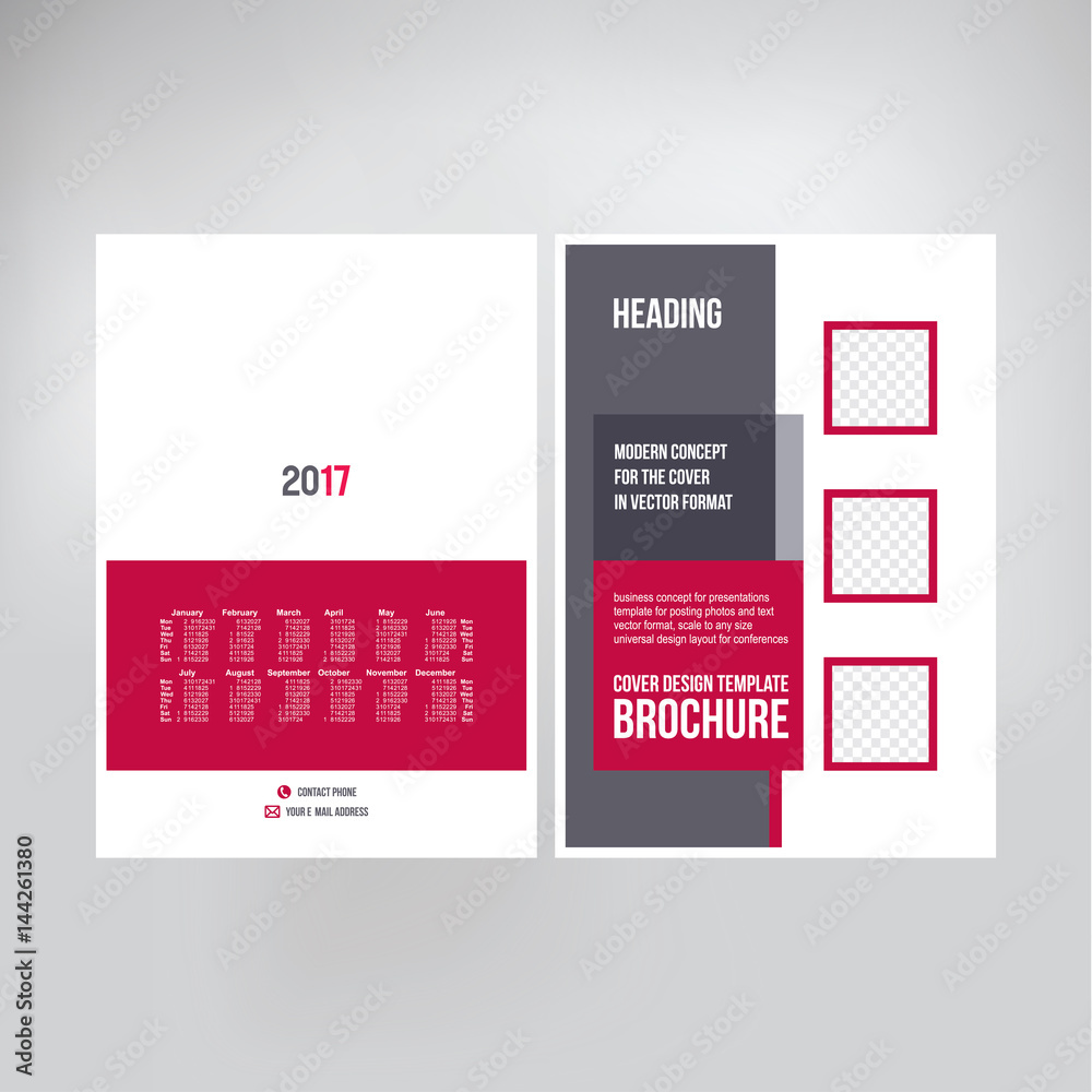 Cover for catalogue, brochure, booklet, leaflet. Graphic template for ...
