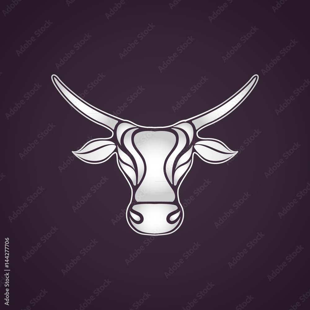 ZEBU logo vector icon design illustrations Stock Vector | Adobe Stock