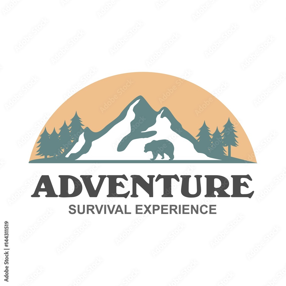 Adventure and outdoor logo vector Stock Vector | Adobe Stock