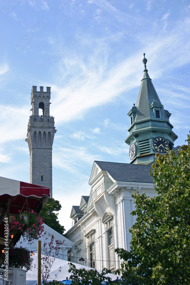 Town Hall and Monument Stock Photo | Adobe Stock