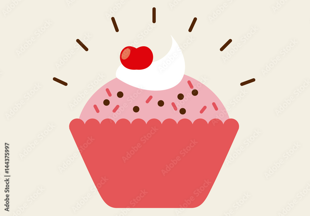 Step-by-step Cupcake Decoration Infographic Stock Template | Adobe Stock