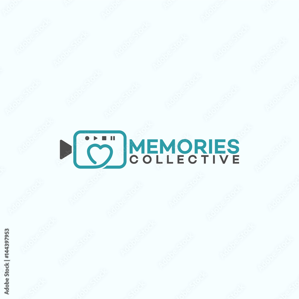 Memories collection, Love Videography logo template designs Stock ...