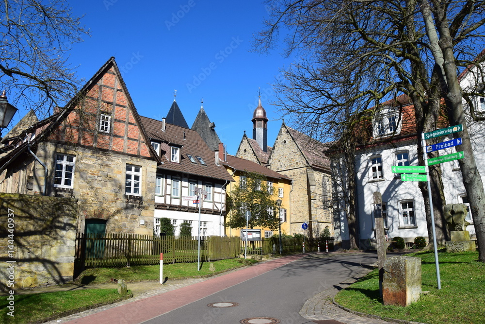 Stift Obernkirchen Stock-Foto | Adobe Stock