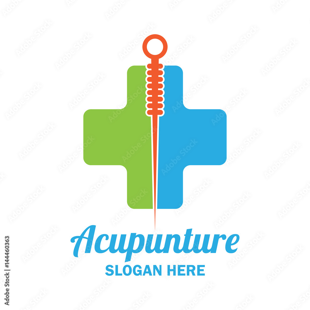 acupuncture therapy logo with text space for your slogan / tagline ...