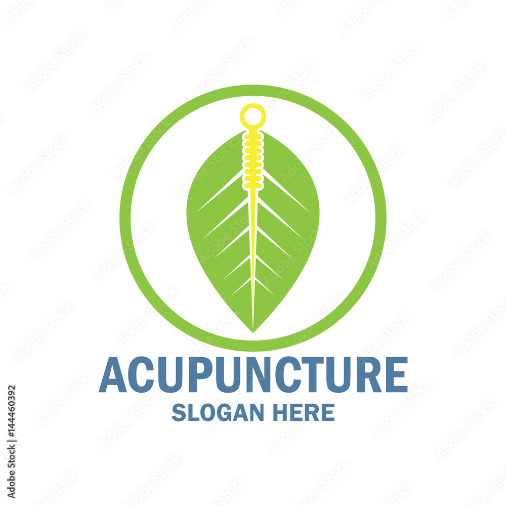 acupuncture therapy logo with text space for your slogan / tagline ...