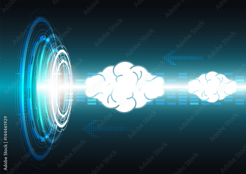 Abstract brain technology background, Vector EPS.10 Stock Vector ...