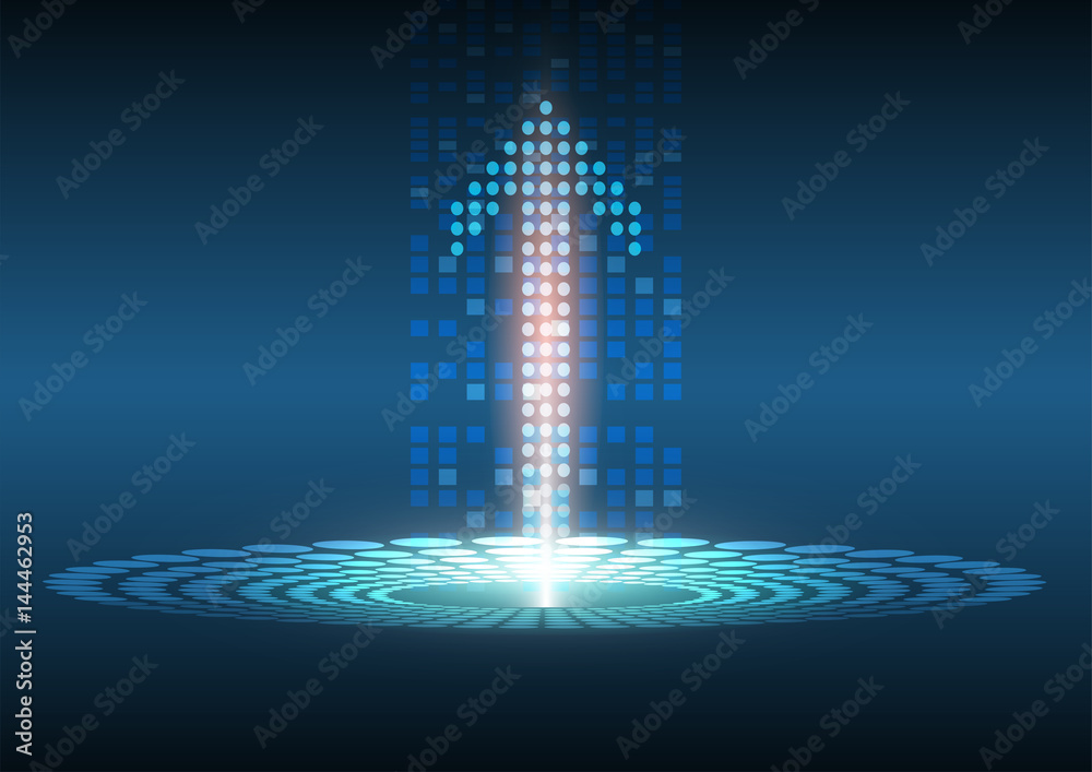 Abstract data transfer technology background, Vector EPS.10 Stock ...