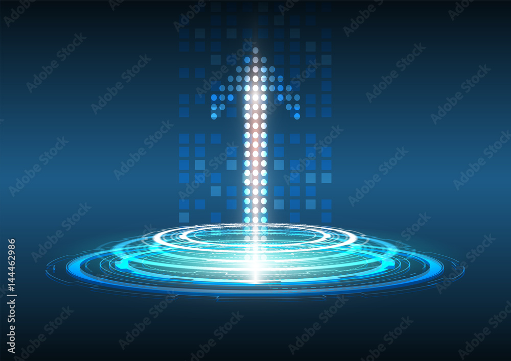Abstract data transfer technology background, Vector EPS.10 Stock ...