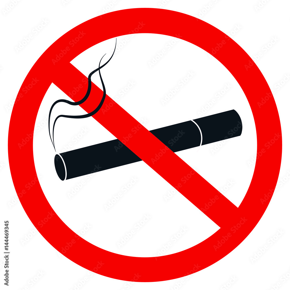 Schild Rauchverbot Stock Vector | Adobe Stock