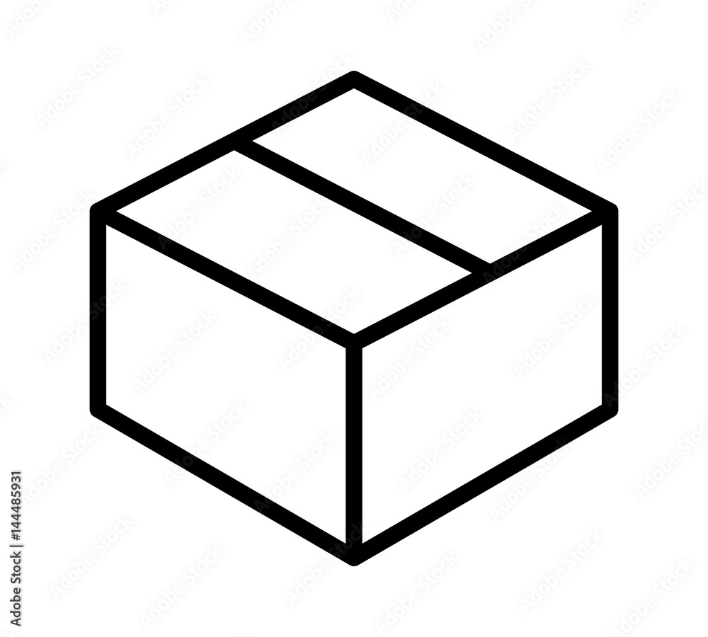 Shipping Box Vector
