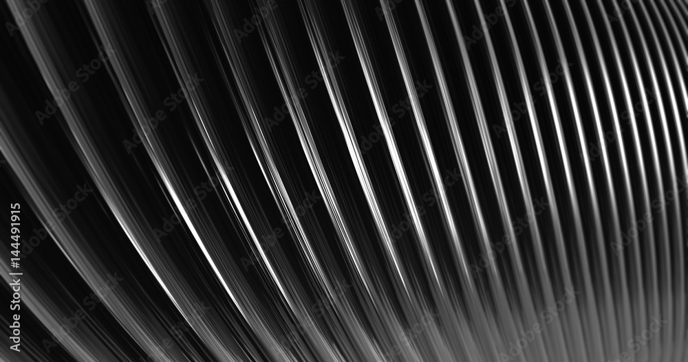 Abstract Metallic Reflection. 3D dark metal background Stock ...