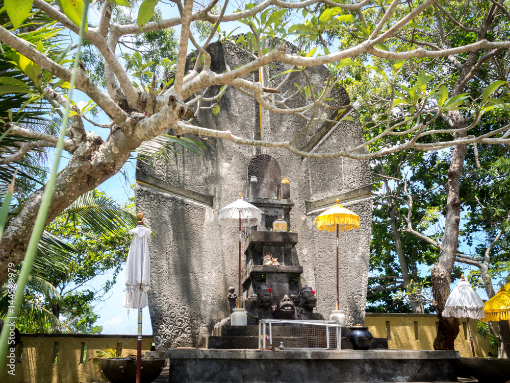 Hindu Altar in Garuda Wisnu Kencana GWK Bali Indonesia Stock Photo ...