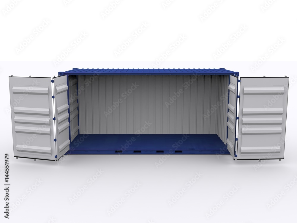 Open Side Container Stock Illustration | Adobe Stock