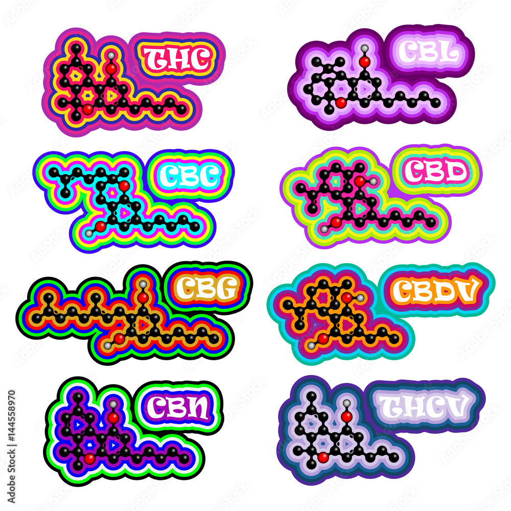 Main cannabinoids naturally occurred in cannabis. Marijuana active ...