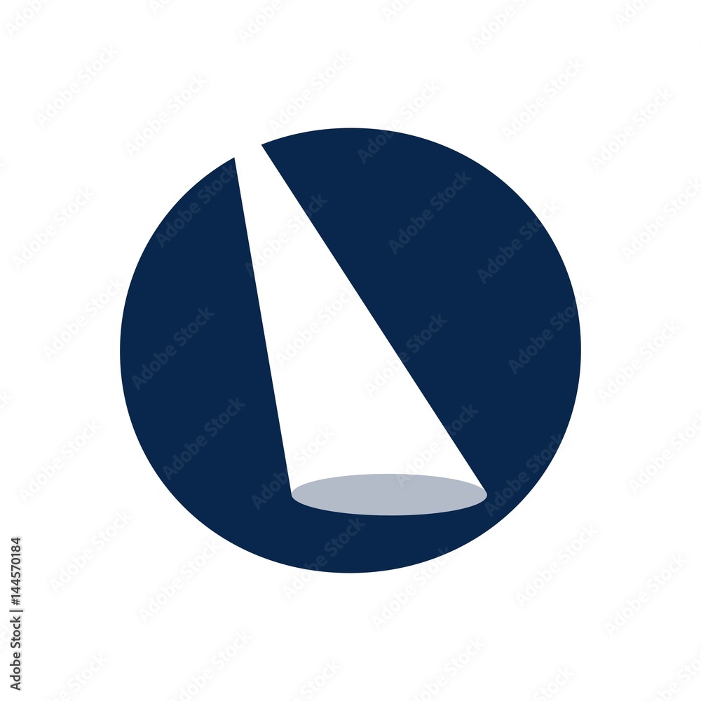 light logo vector. flash light symbol. Stock Vector | Adobe Stock