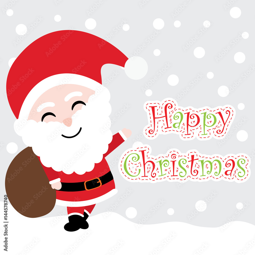 Cute Santa Claus Wallpaper
